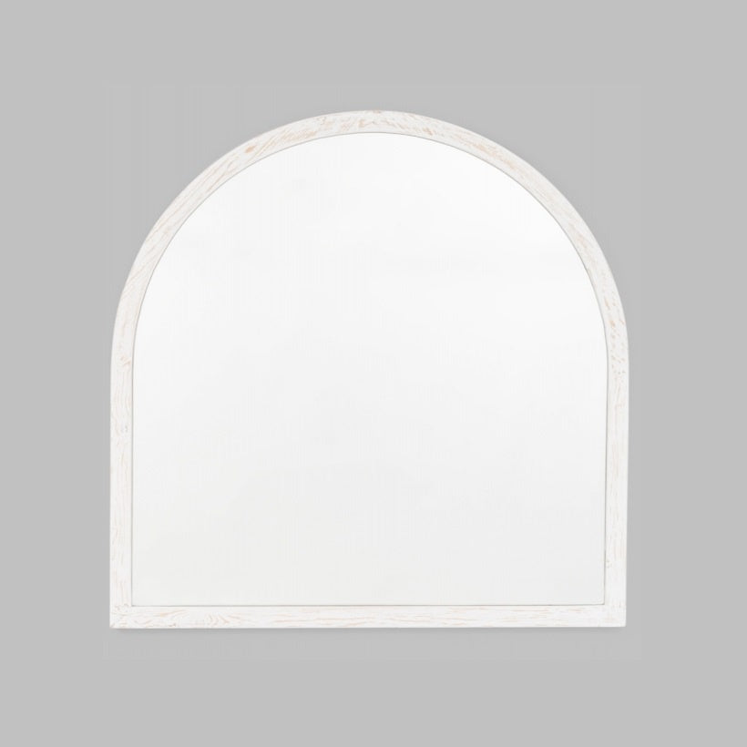 Cove Arch Mirror – White Grove House